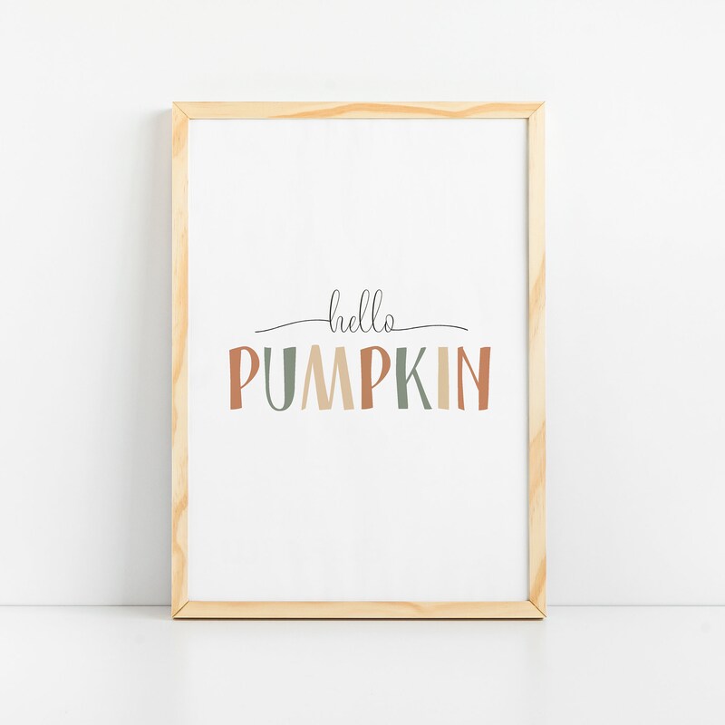 Hello Pumpkin Sign - Etsy