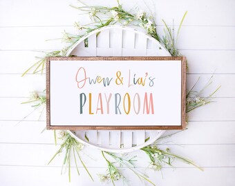 DIGITAL FILE, Personalized Playroom Printable, Playroom Decor, Playroom ...