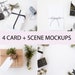 Christmas Scandinavian Mockup Framesbundle Mockuppsd - Etsy