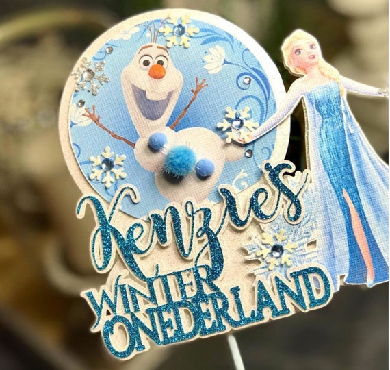 Cake Topper Frozen Girl | Etsy