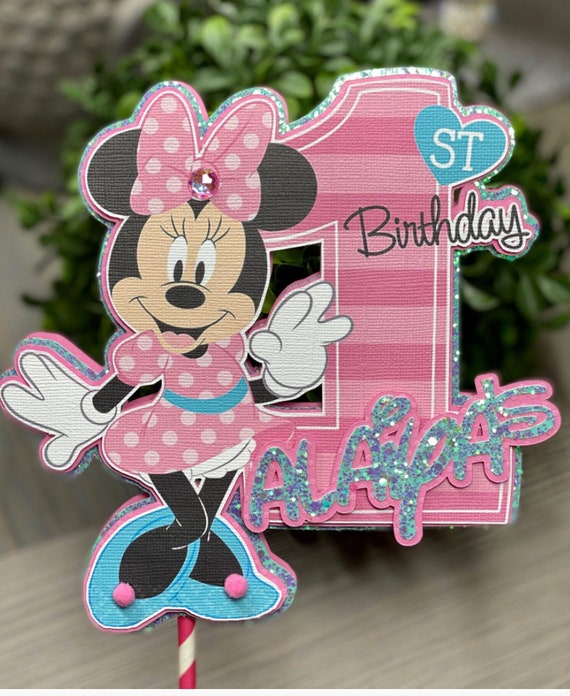 Cake topper Minnie mouse | Etsy