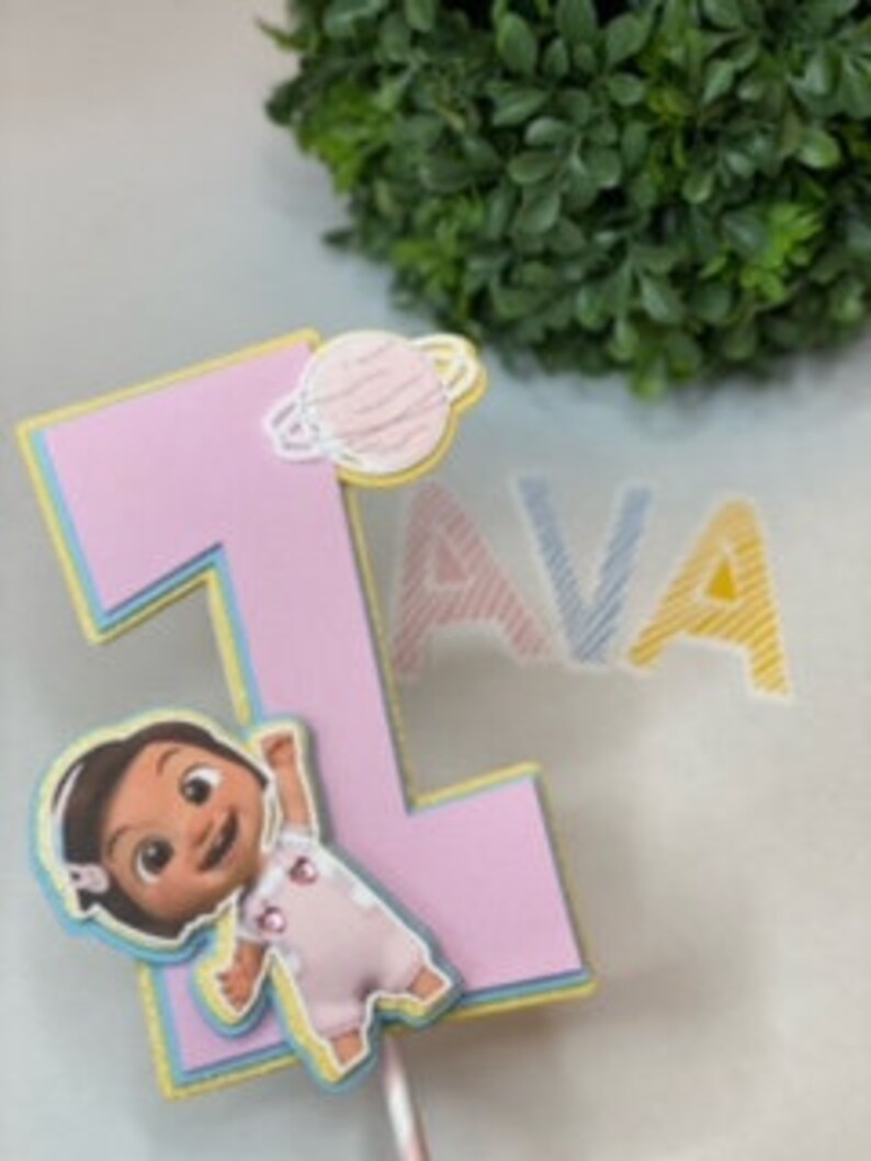 Girl Theme Cake Topper Cocomelon | Etsy