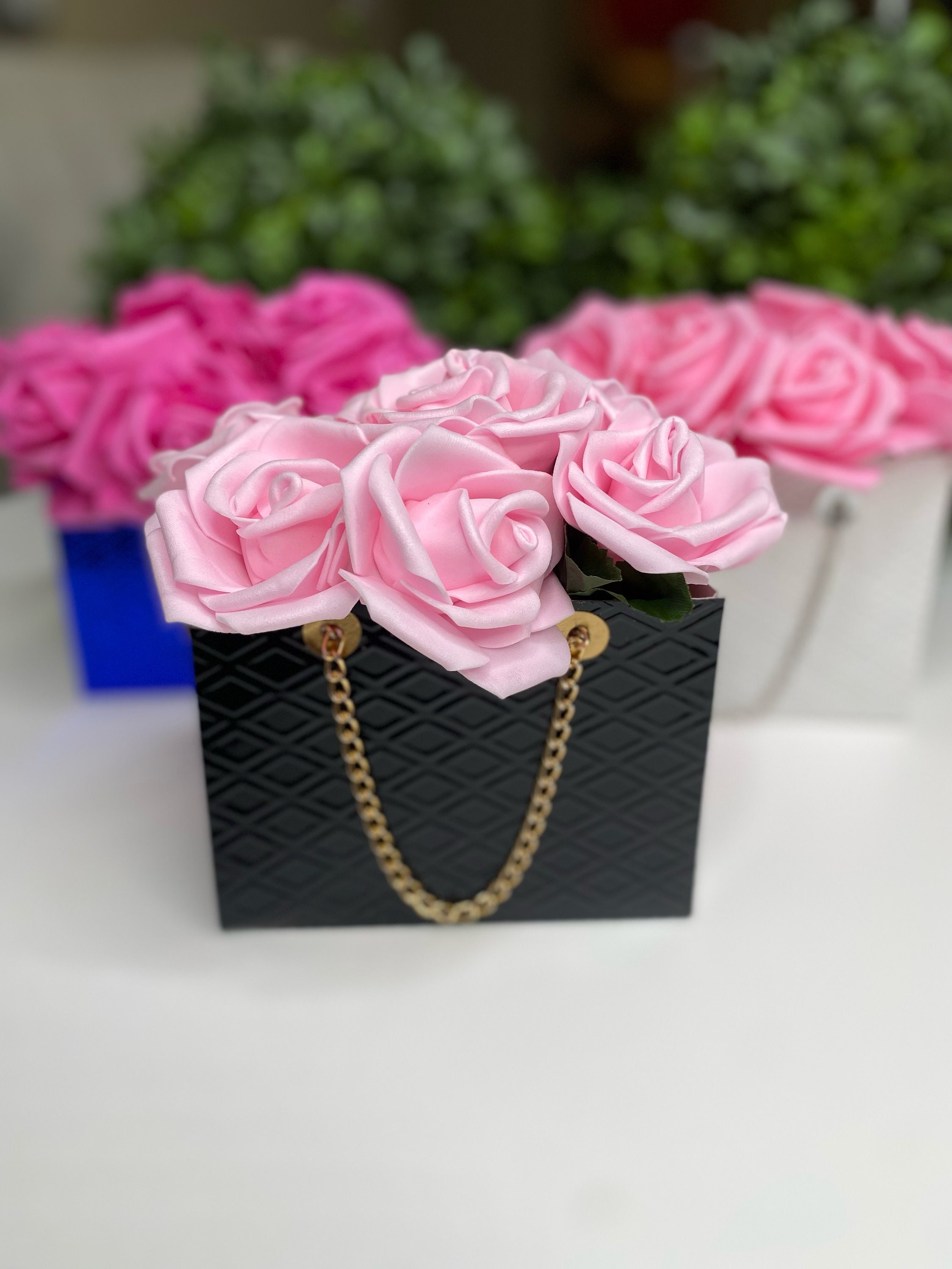 Mini Flower Bag Purses/ Centerpieces - Etsy