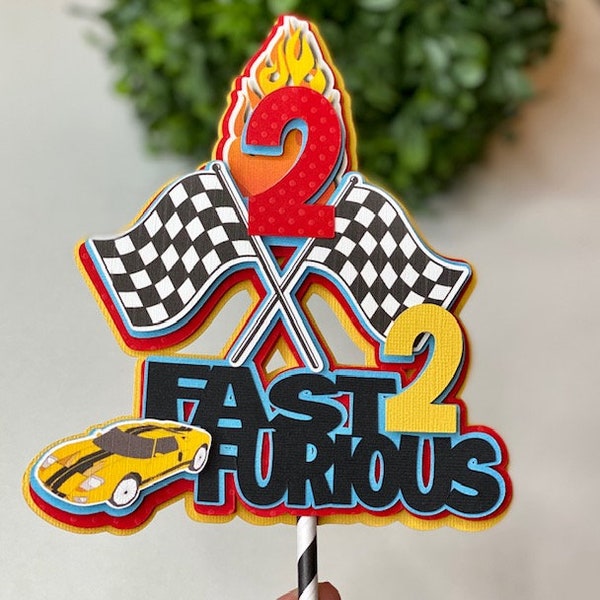 Fast and Furious Cake Topper - Etsy
