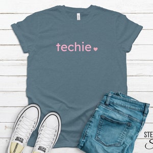 Techie Bella Canvas Unisex Soft Tee - Women in STEM - Girls Love Tech ...