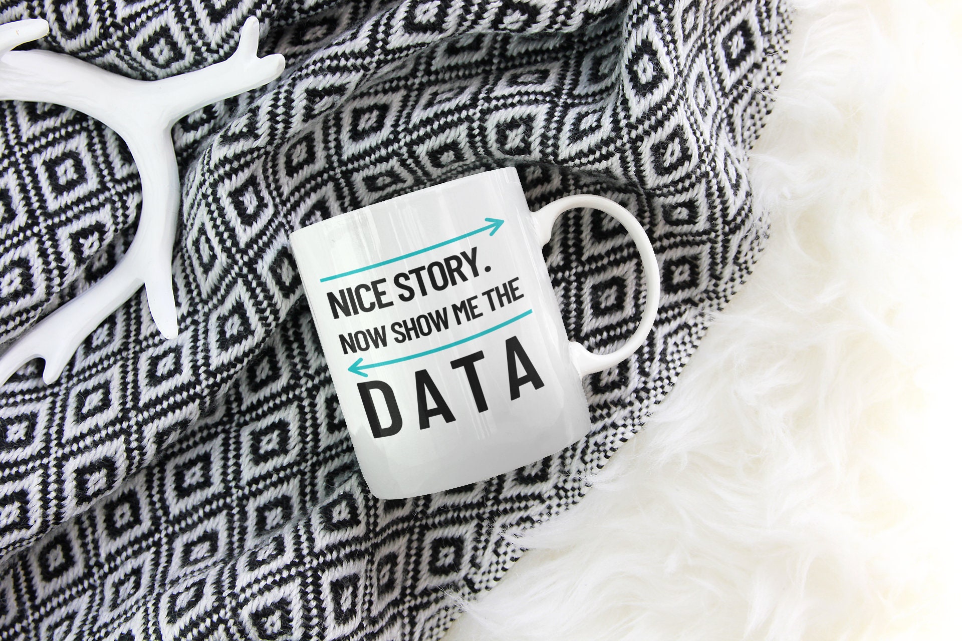 Show Me the Data Coffee Tea Mug - Data Scientist Gift - Engineer Humor ...