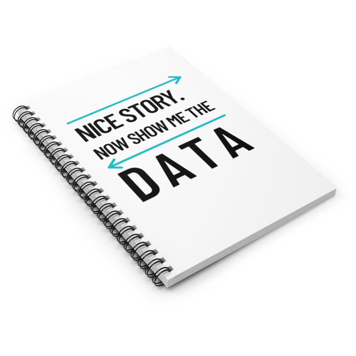 Show Me the Data Spiral Notebook - Talk Data to Me - Teacher Gifts ...