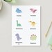 Dinosaur Bundle Poster, Fun Fact Cards for Kids, Dinosaur Poster, Kids ...