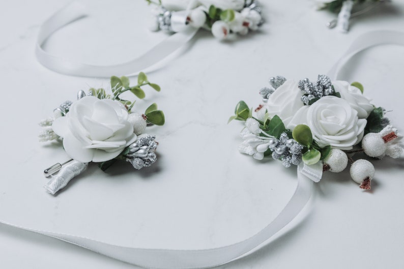Wedding Floral Boutonniere, Groom Outfit Buttonhole, Groomsman ...