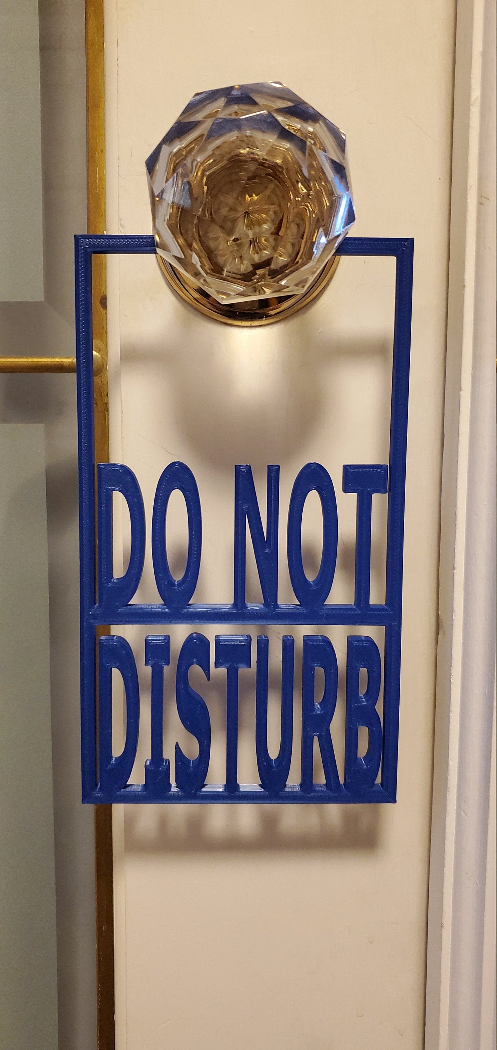Do Not Disturb - Door Sign, 3D Printed, Biodegradable, Non-toxic, Eco ...