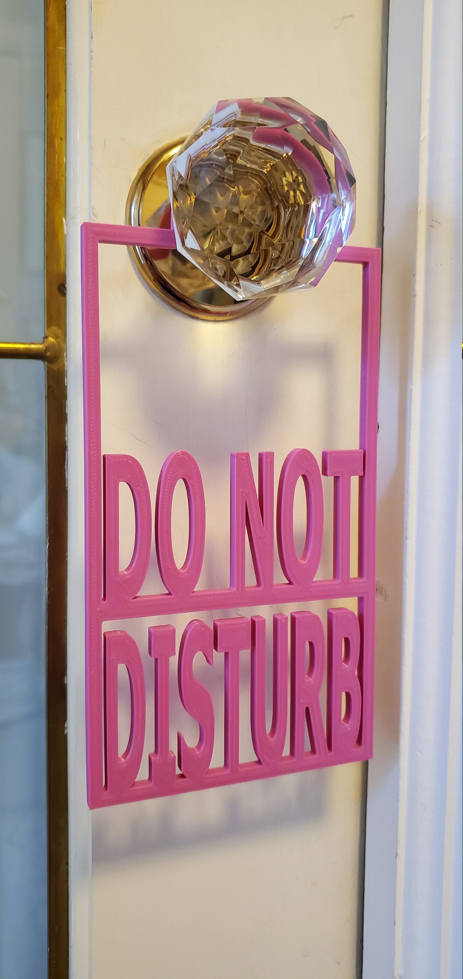 Do Not Disturb - Door Sign, 3D Printed, Biodegradable, Non-toxic, Eco ...