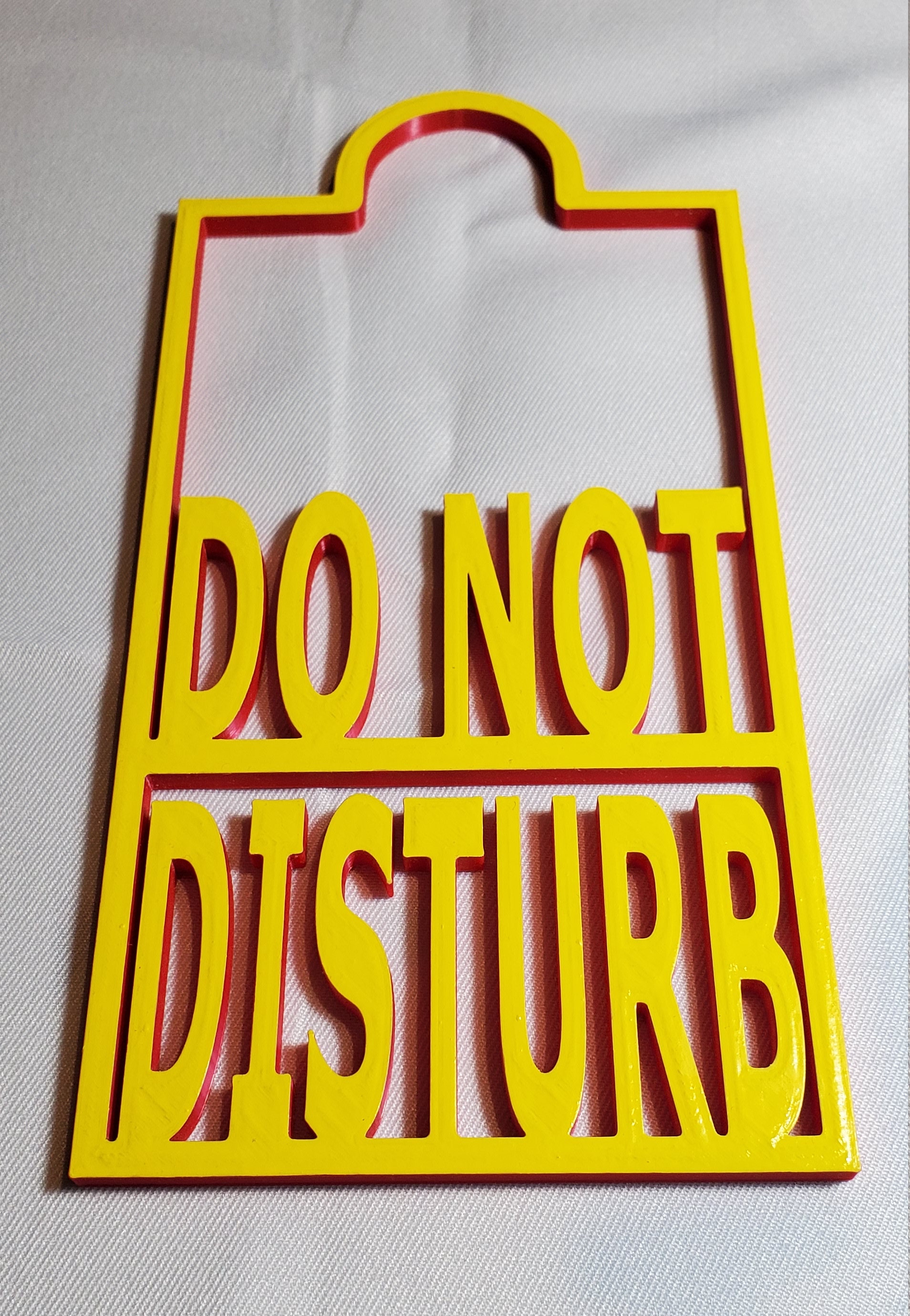 Do Not Disturb - Door Sign, 3D Printed, Hand-painted, Biodegradable ...
