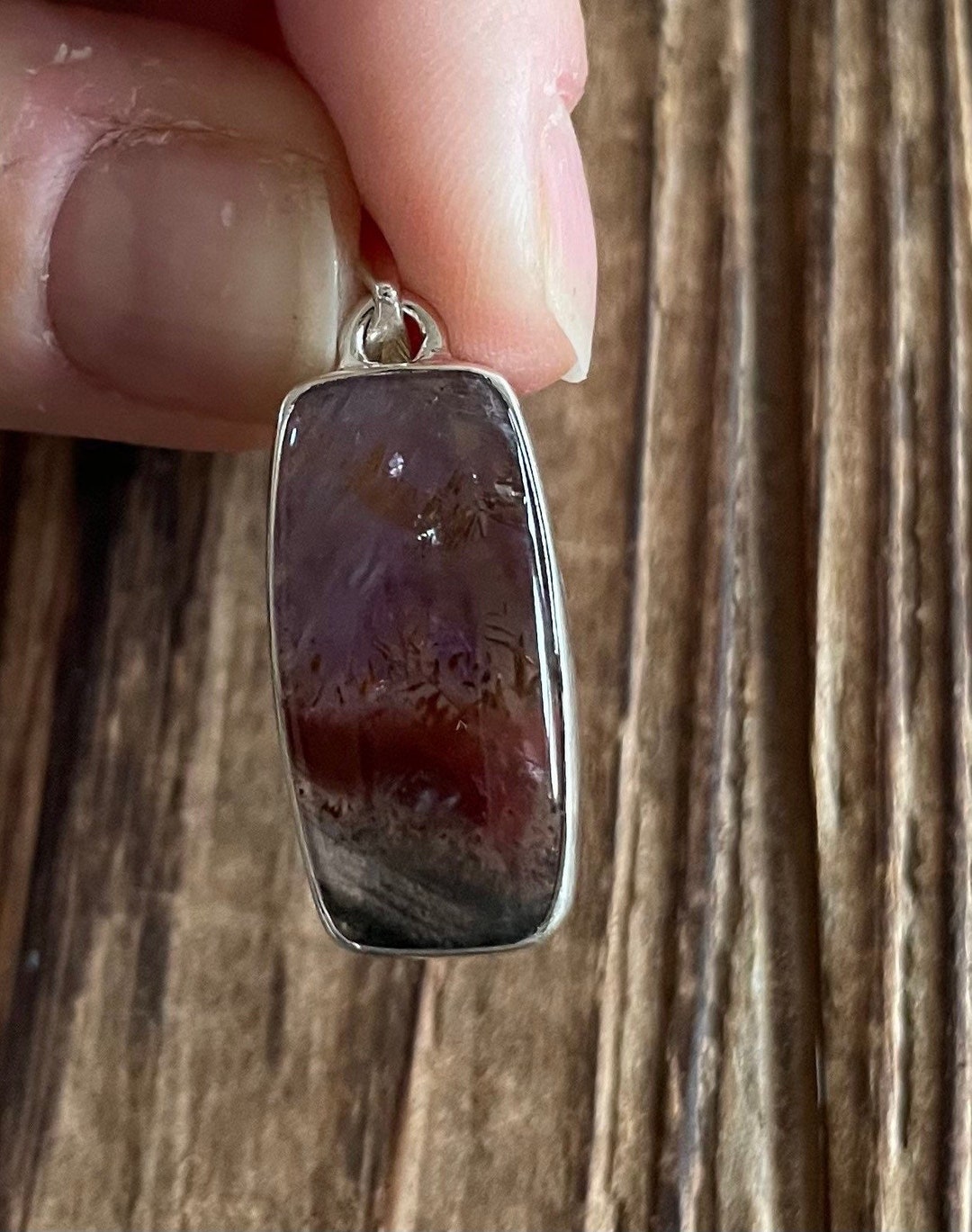 Super Seven Sterling Silver Pendant, Sacred Seven Gem, Melody Stone, 7 ...