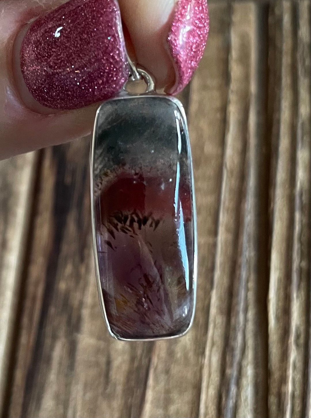 Super Seven Sterling Silver Pendant, Sacred Seven Gem, Melody Stone, 7 ...