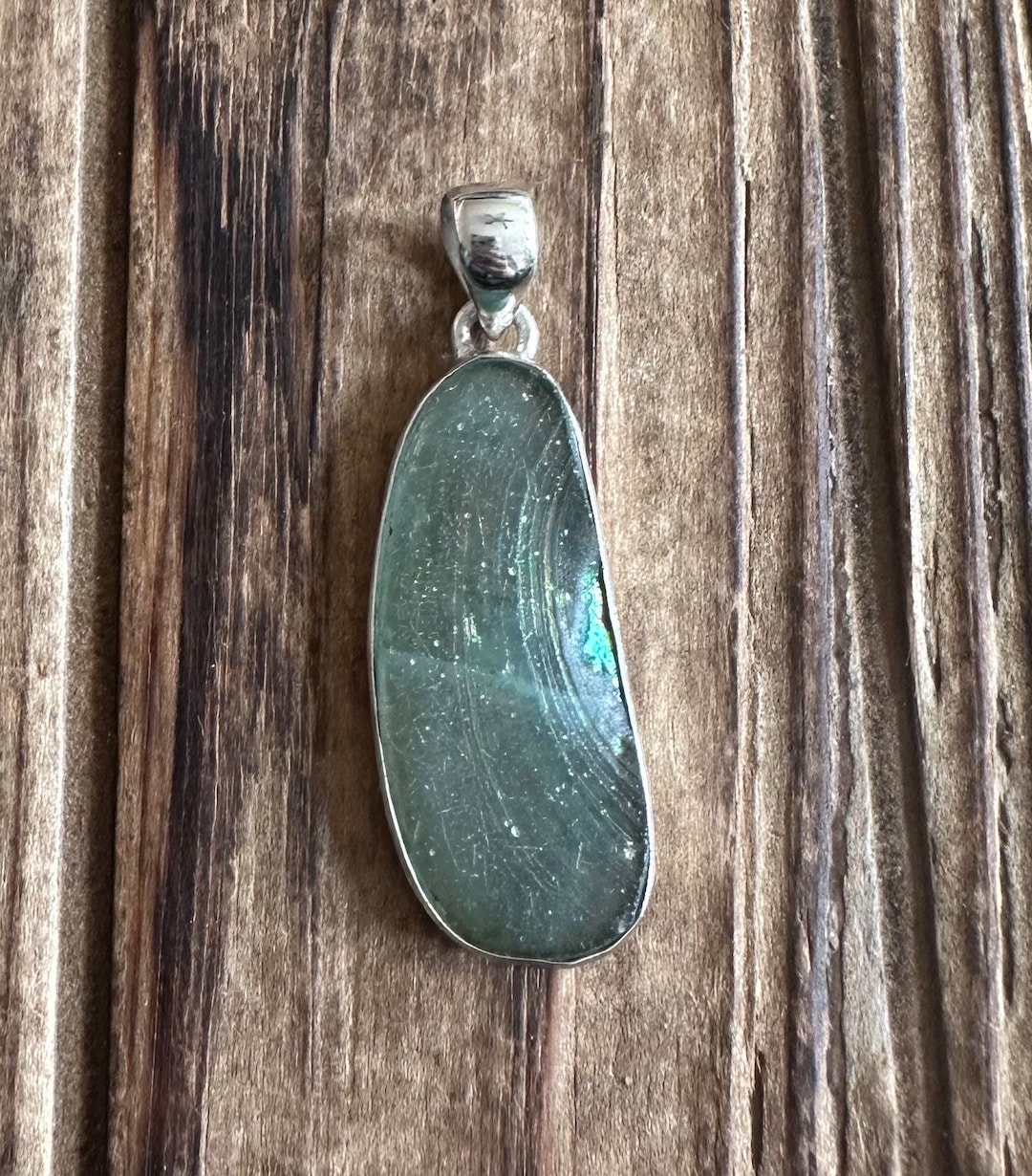 Ancient Roman Glass Sterling Silver Pendant, Historic Statement Piece ...