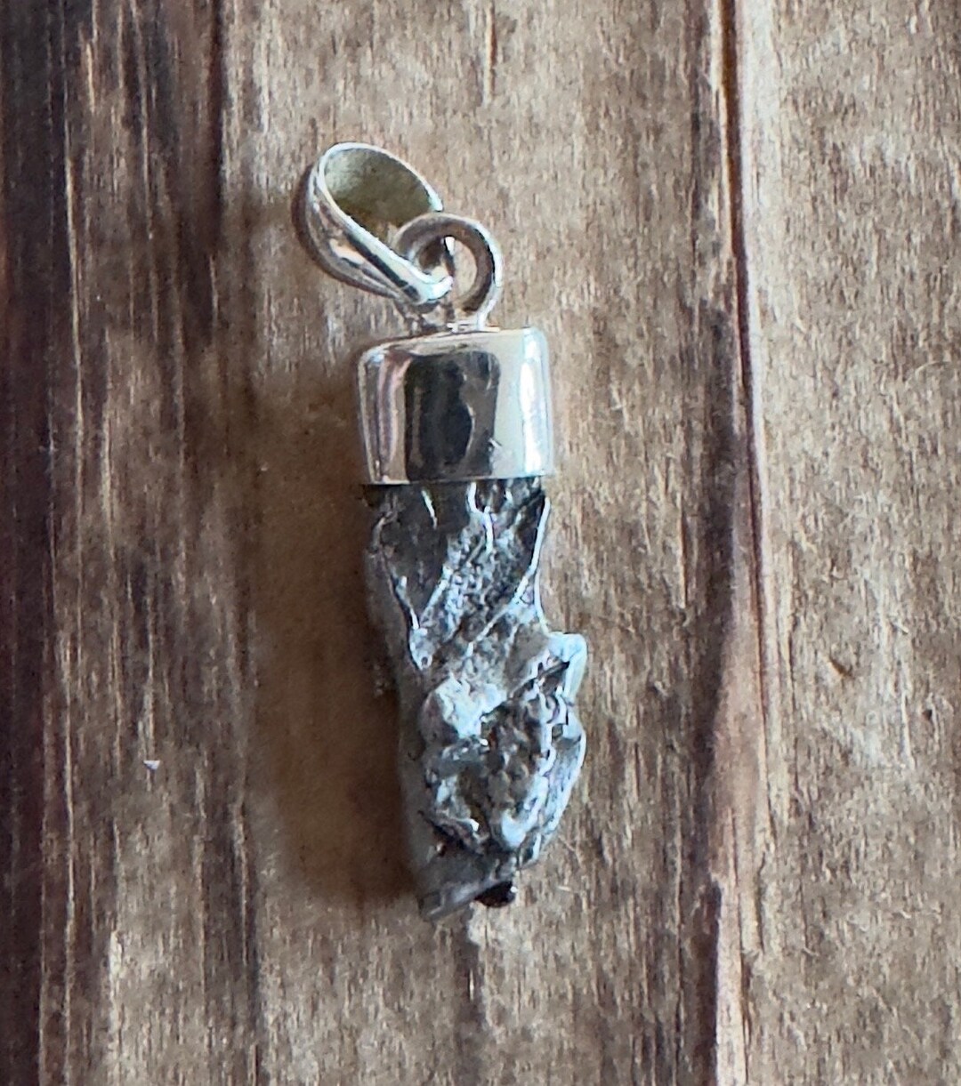 Campo Del Cielo Meteorite Sterling Silver Pendant, Argentina Meteor ...