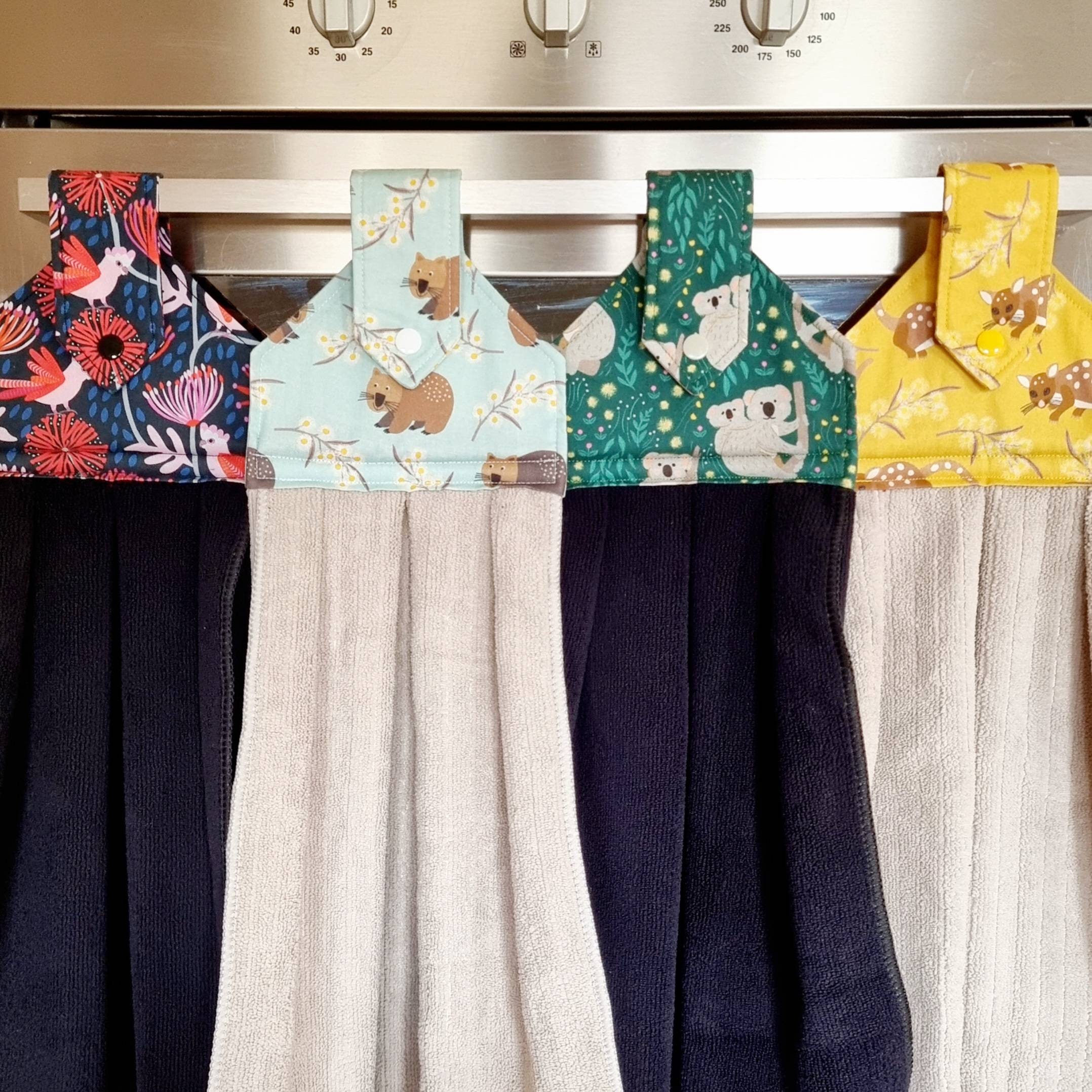 Hanging Hand Towel, Loop Hand Towel for Oven Door, Kitchen, Laundry ...