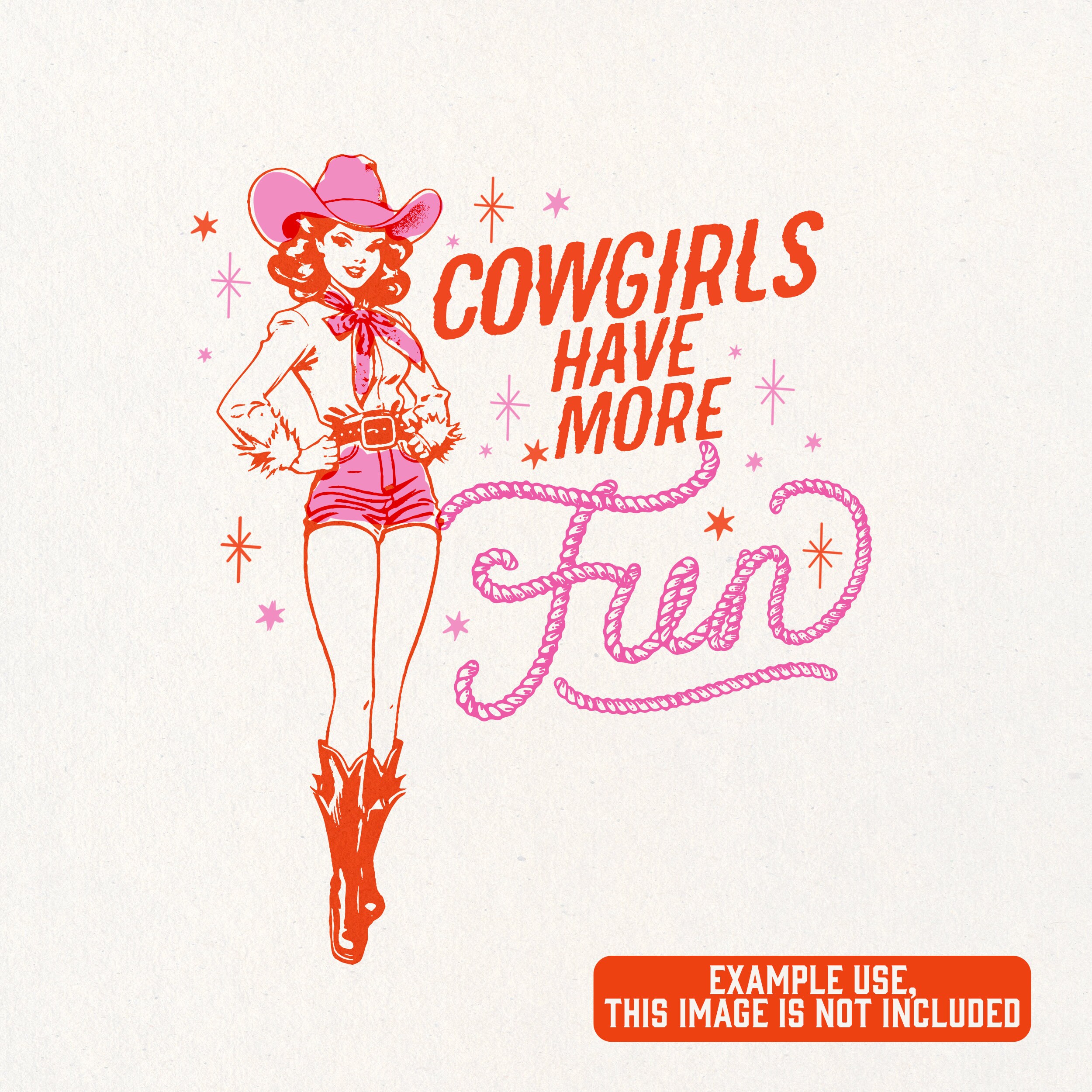 Retro Cowgirl Clipart Retro Cowgirl Graphics Vintage Cowgirl PNG SVG ...