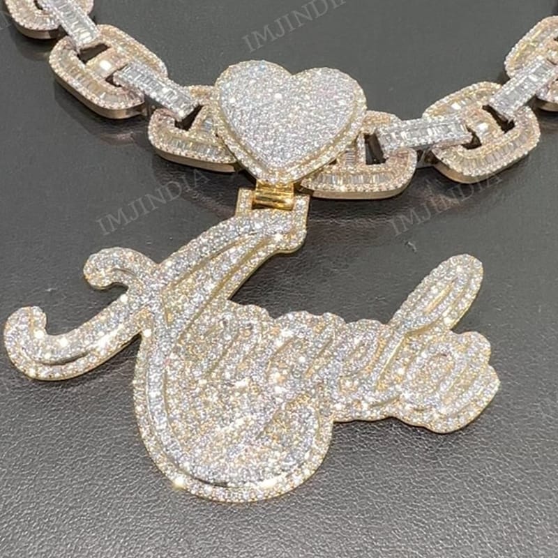 Iced Out Name Necklace - Etsy