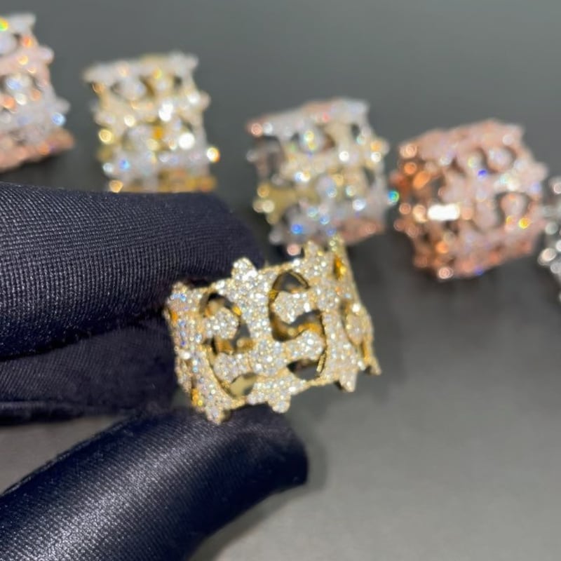 Iced Out Rings for Men - Etsy