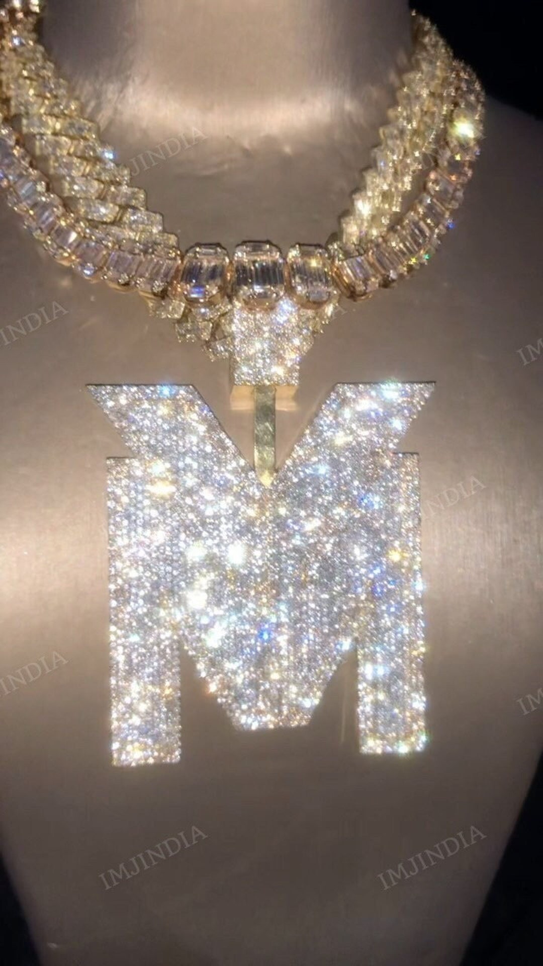 Custom Pendant, Fully Iced Out Logo Pendant, Iced Bling Chains ...