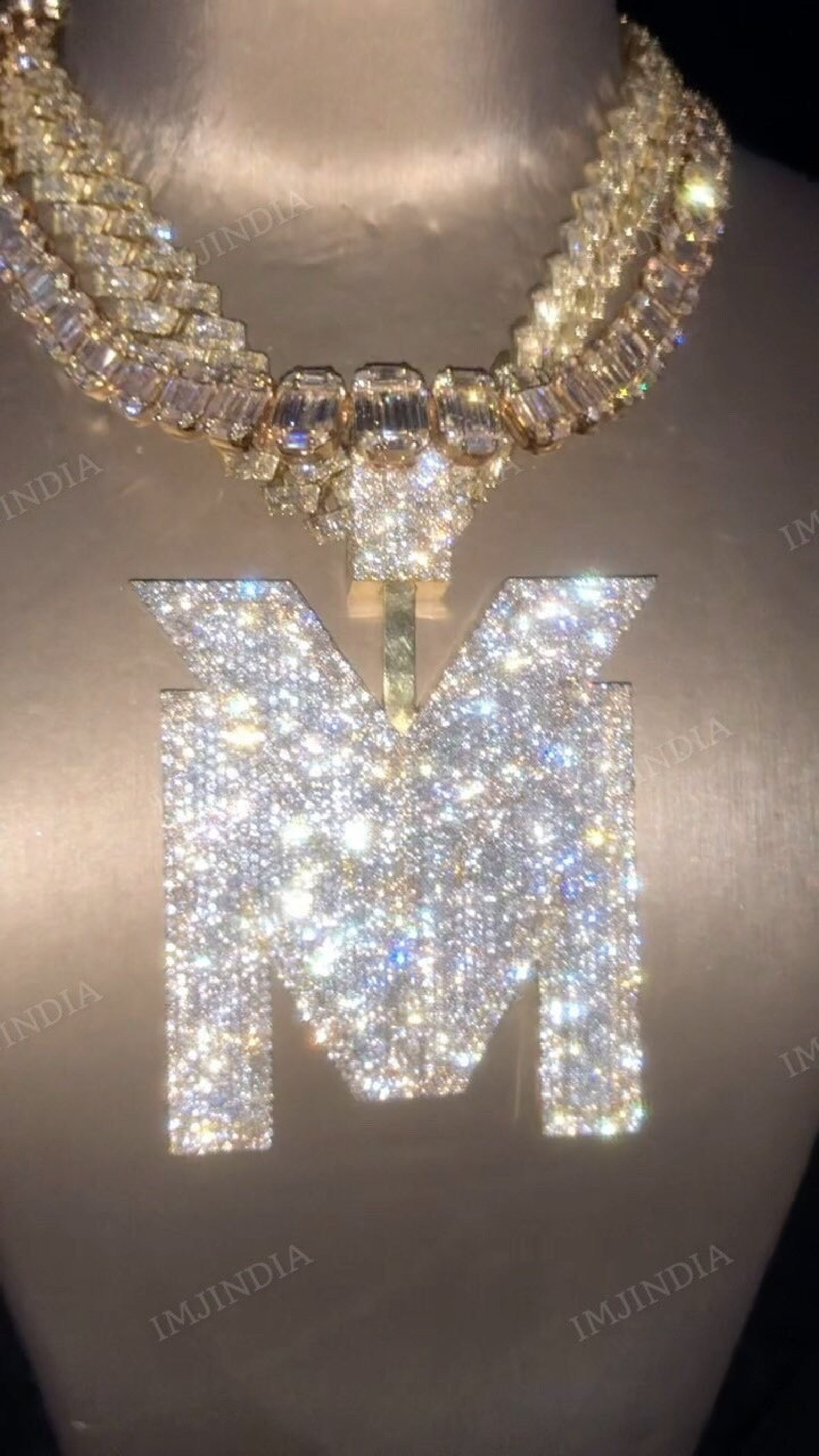 Custom Pendant, Fully Iced Out Logo Pendant, Iced Bling Chains ...