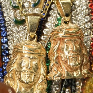 Hyper Realism Pendant, 3D Enamel Portrait Hip Hop Pendant, Iced Out ...