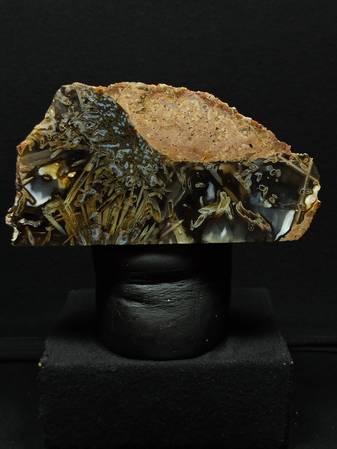 Turkish Stick Agate, Polished Turkish Agate Pair, Cubuk Town, Susuz ...