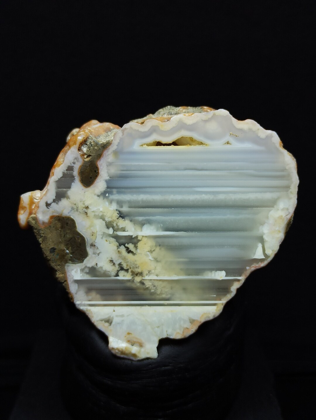 Ocean View Waterline Banded Agate Flower Agate Geode Agate - Etsy