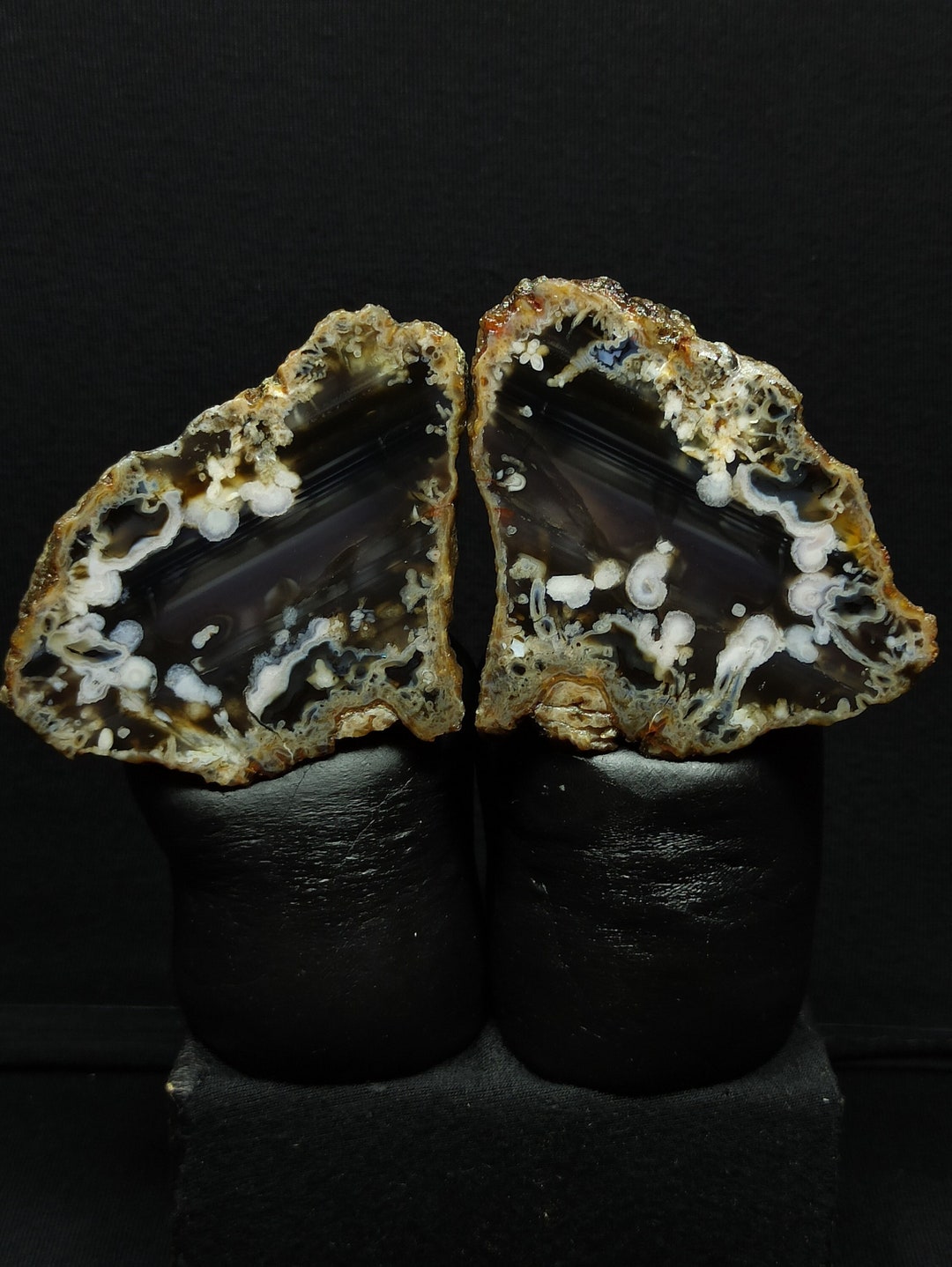 Flower and Waterline Agate, Snowflake Agate, Turkish Flower Agate, Cut ...