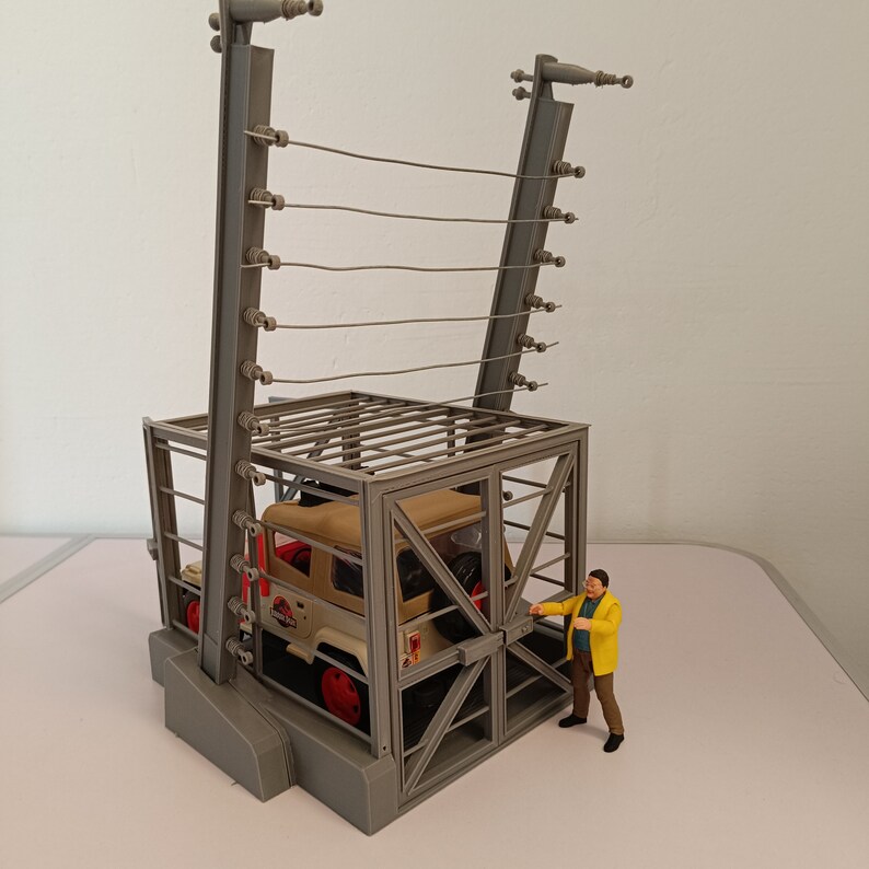 Jurassic Park T-rex Fence Security Gate Inspired Jurassic - Etsy