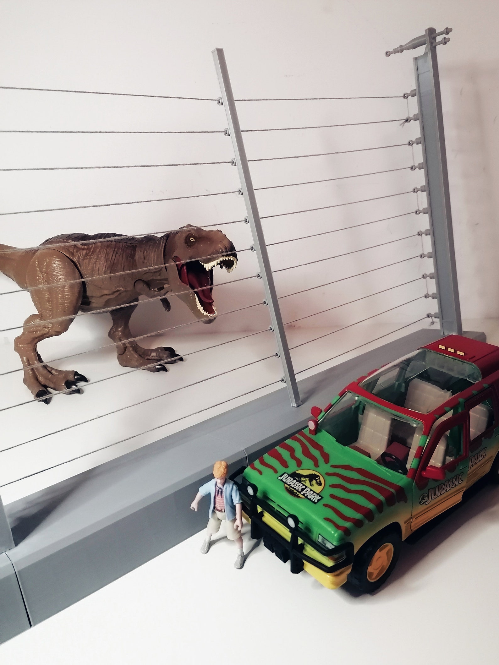 Jurassic Park T-rex Fence Starter Set inspiration From the - Etsy