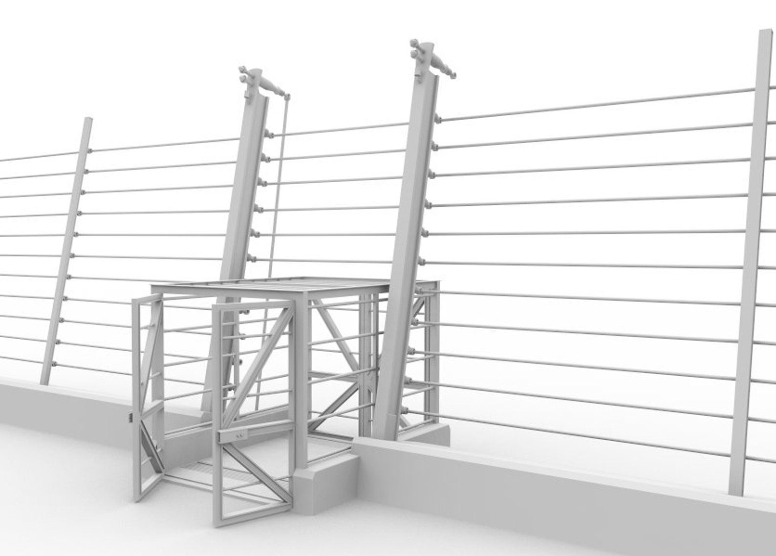 Jurassic Park T Rex Enclosure Security Gate From the Jurassic - Etsy