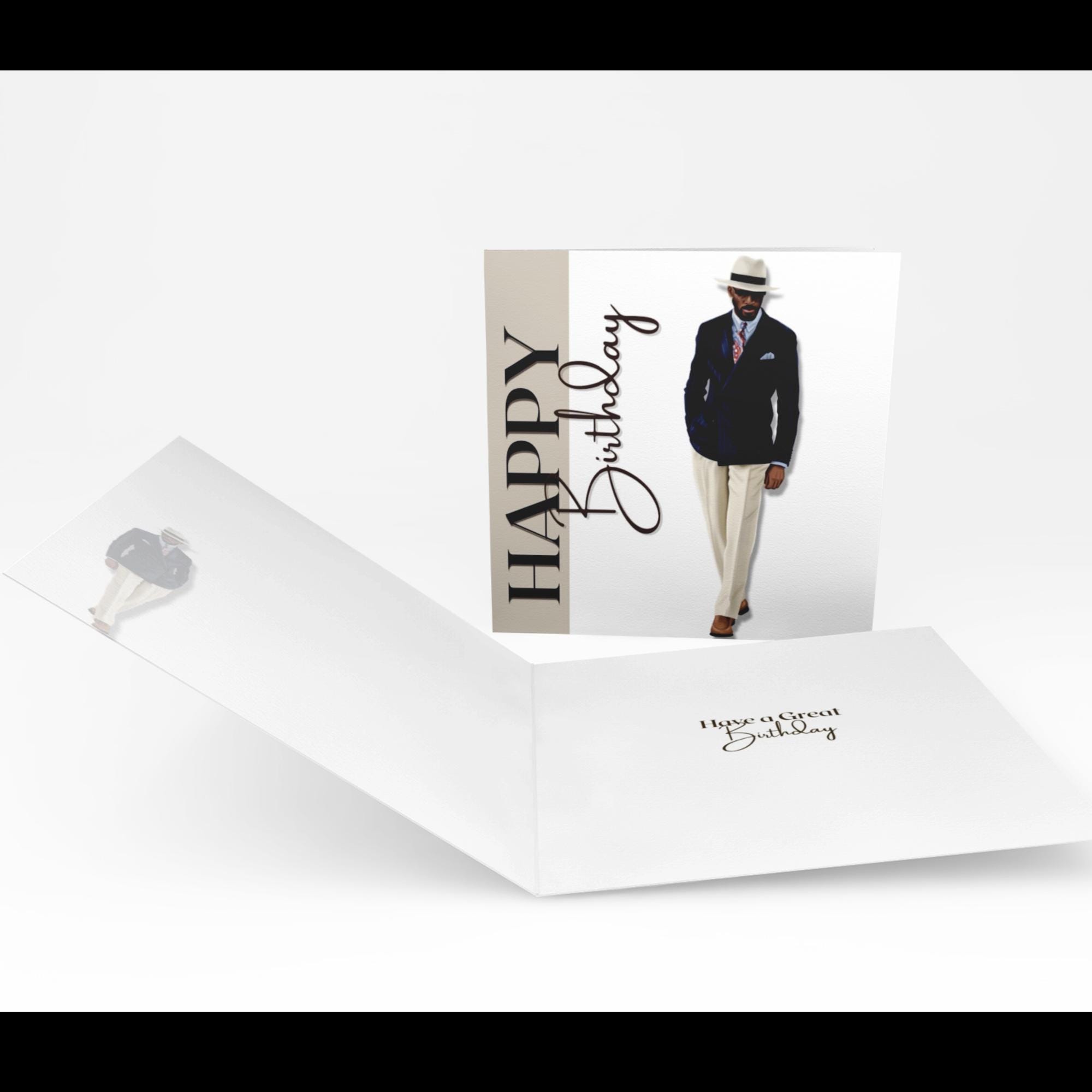 The Debonair Gentleman Birthday Card - Etsy