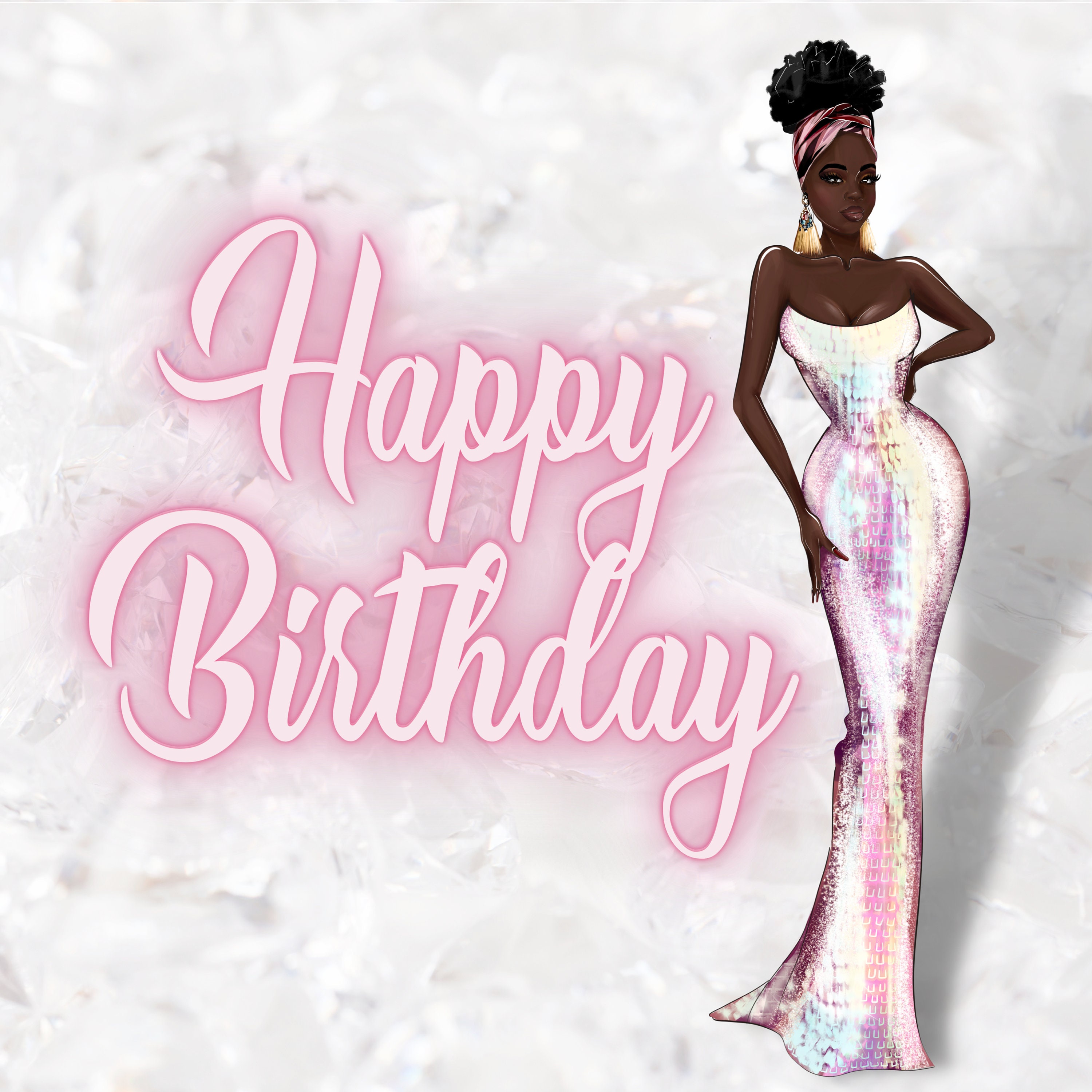 Diamonds & Sparkle Birthday Card - Etsy