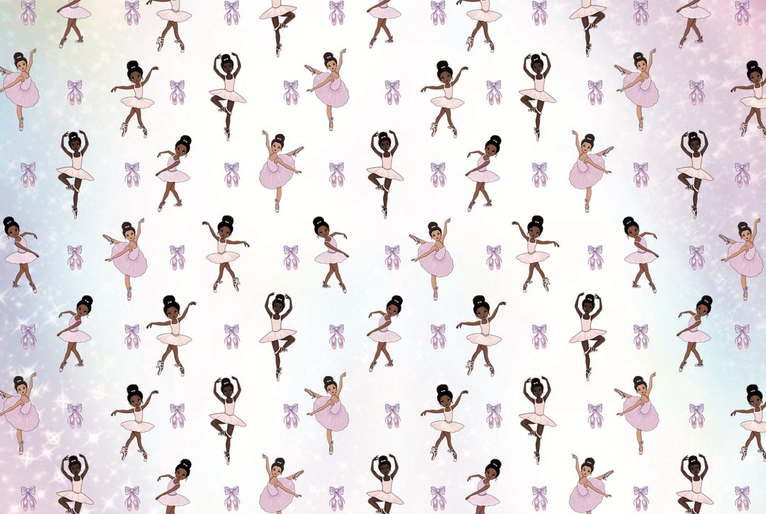 Black Ballerina Wrapping Paper - Etsy