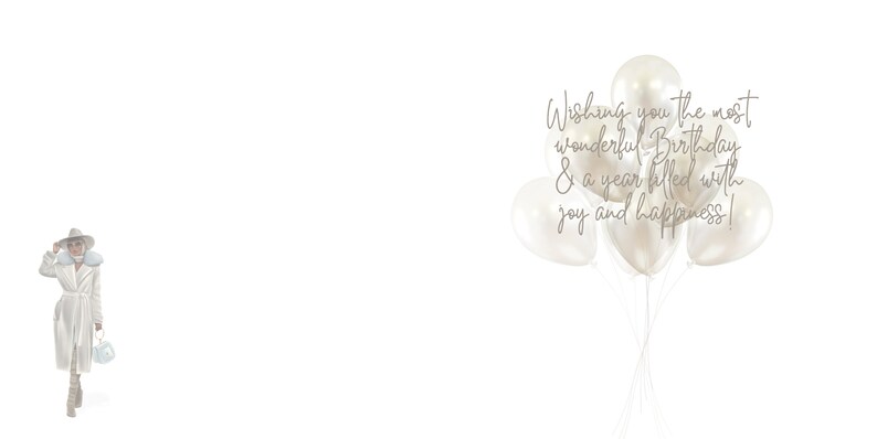 Winter Decadence Monte Carlo Happy Birthday Card - Etsy