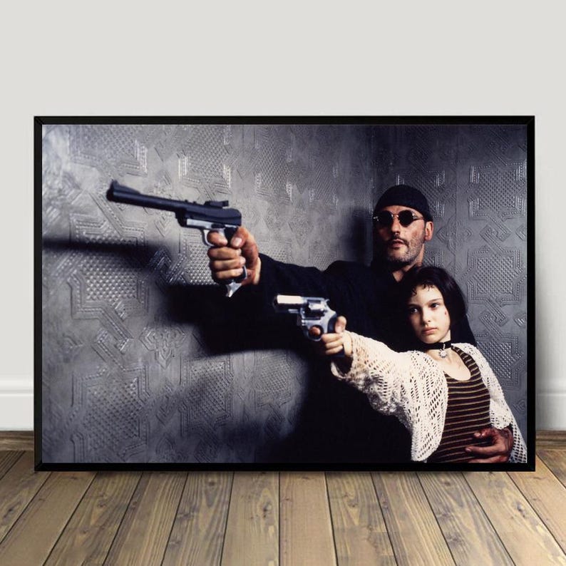 Leon the Professional Movie Poster, Canvas Print, Wall Art Canvas ...