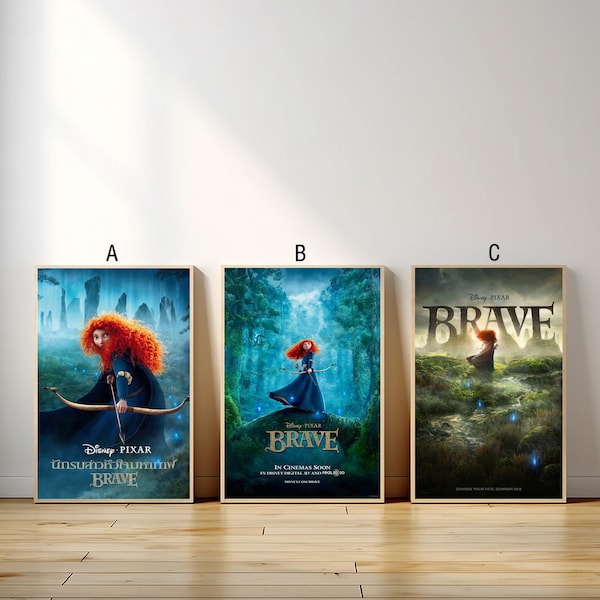 Brave Movie - Etsy