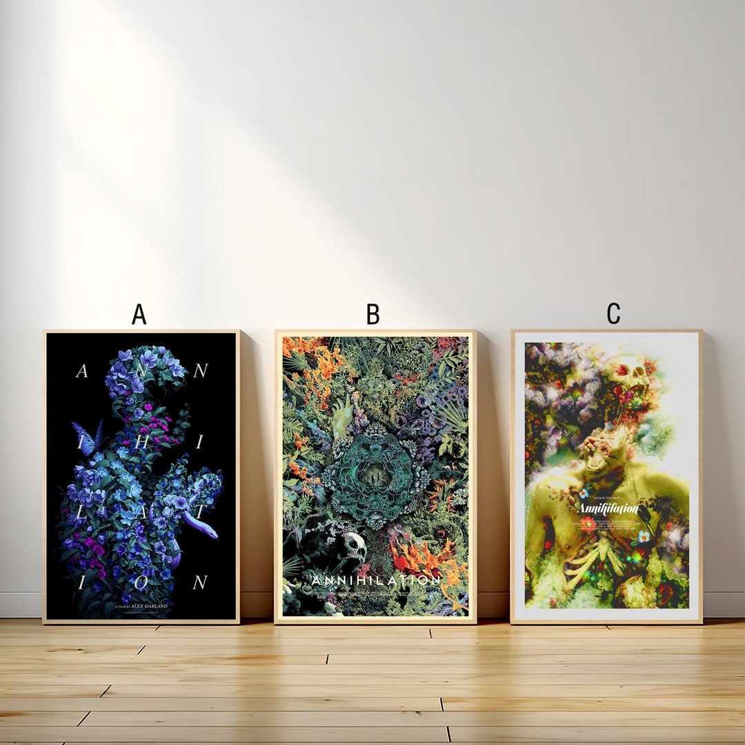 Annihilation Movie Poster, Canvas Print, Wall Art Canvas Painting ...