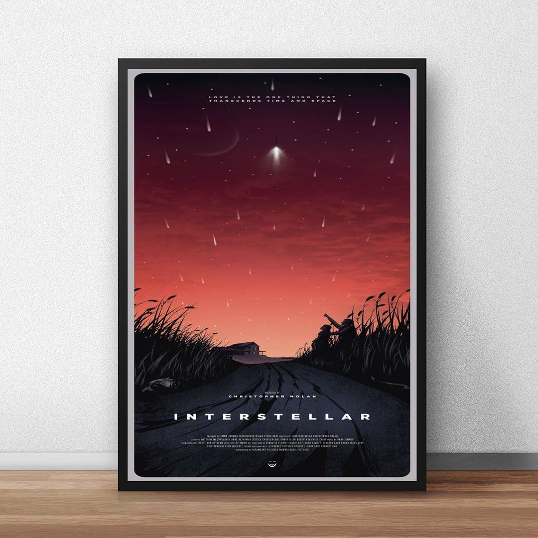 Interstellar Movie Poster, Canvas Print, Wall Art Canvas Painting ...