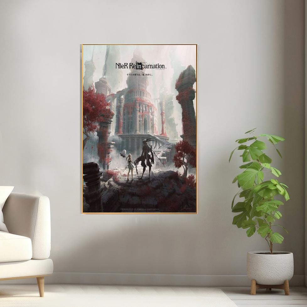 Nier Automata Game Poster Canvas Print Wall Art Canvas - Etsy