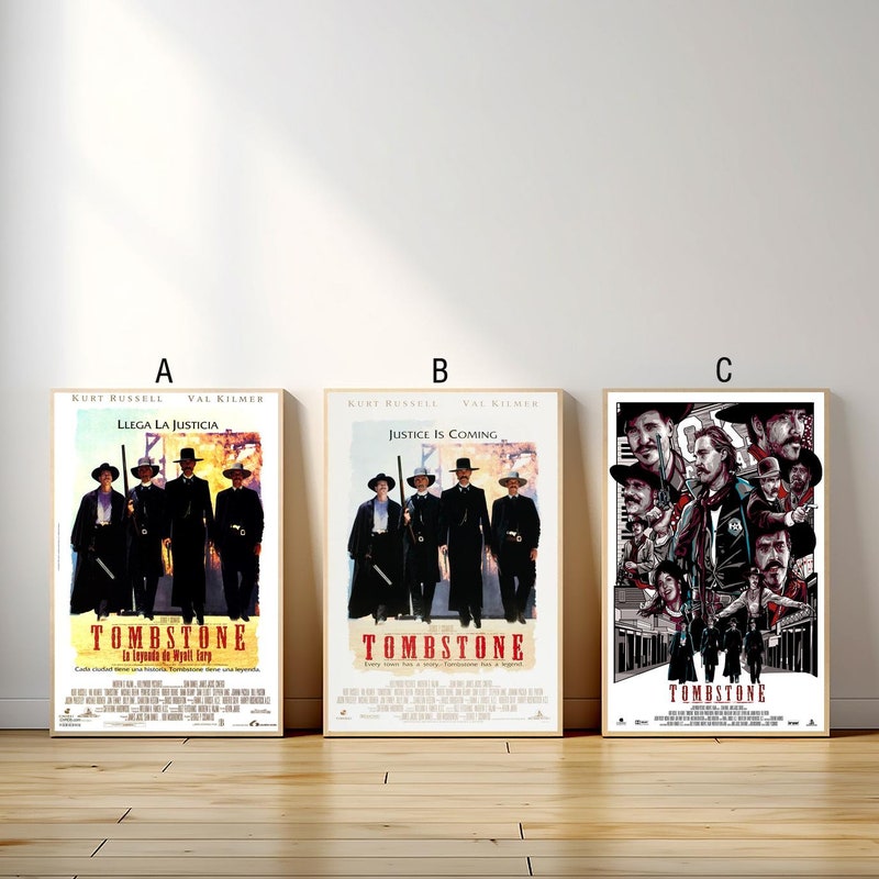 Tombstone Movie Canvas Wall Art - Etsy