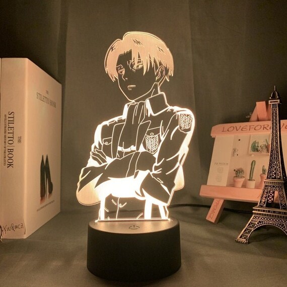 Attack on Titan 3D Anime Figure Light Design Home & Living Lighting ...