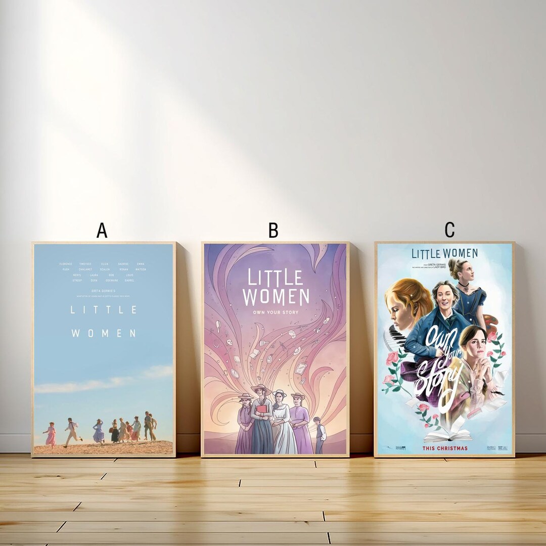 Little Women Movie Poster, Canvas Print, Wall Art Canvas Painting ...
