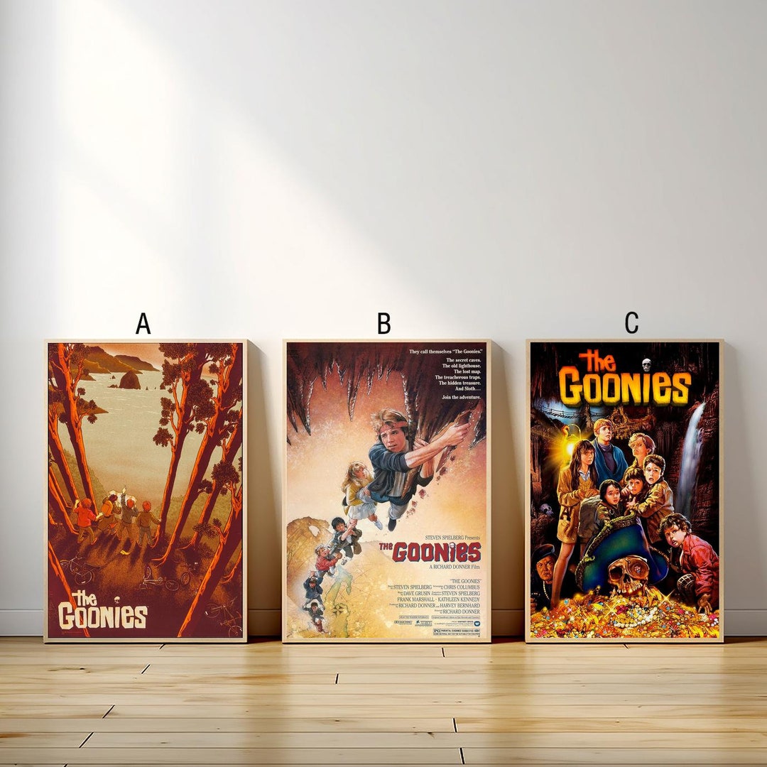 The Goonies Movie Poster, Canvas Print, Wall Art Canvas Painting Living ...