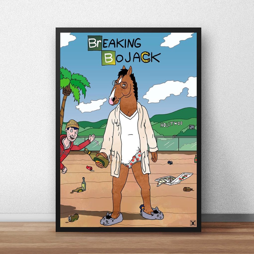 Bojack Horseman Movie Poster, Canvas Print, Wall Art Canvas Painting ...