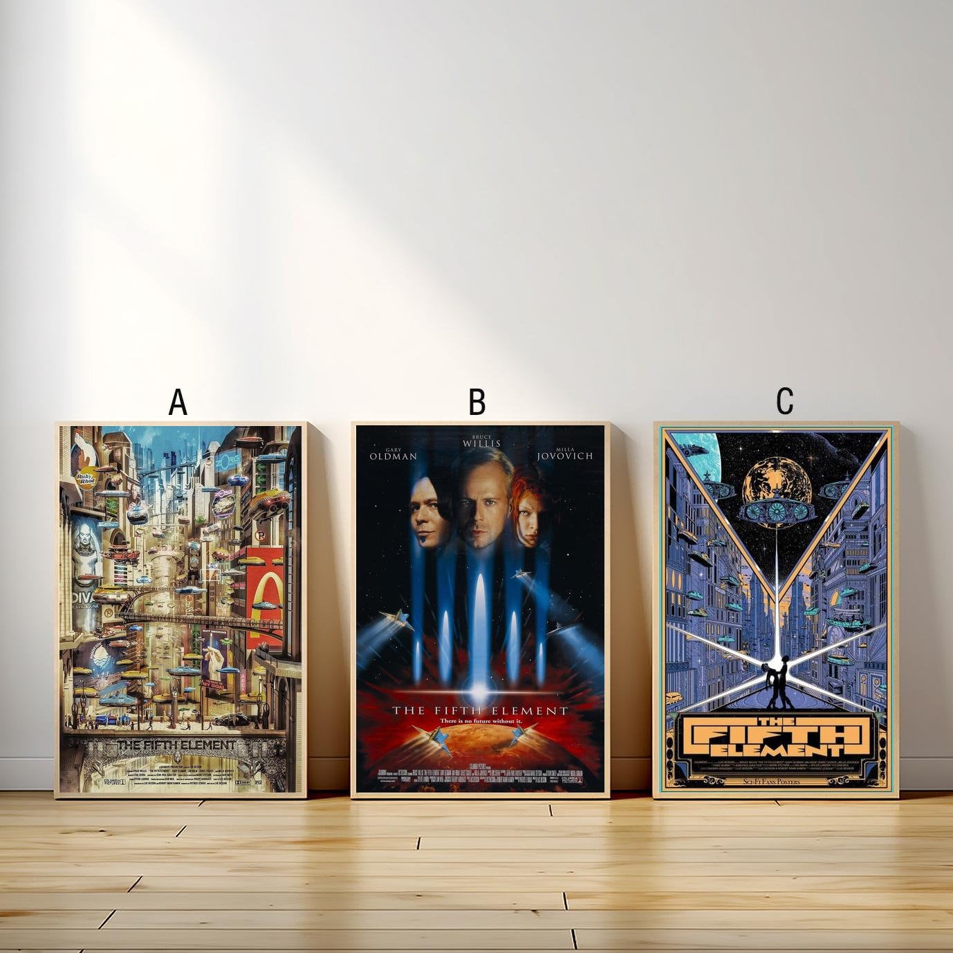 The Fifth Element Movie Poster Canvas Print Wall Art Canvas - Etsy