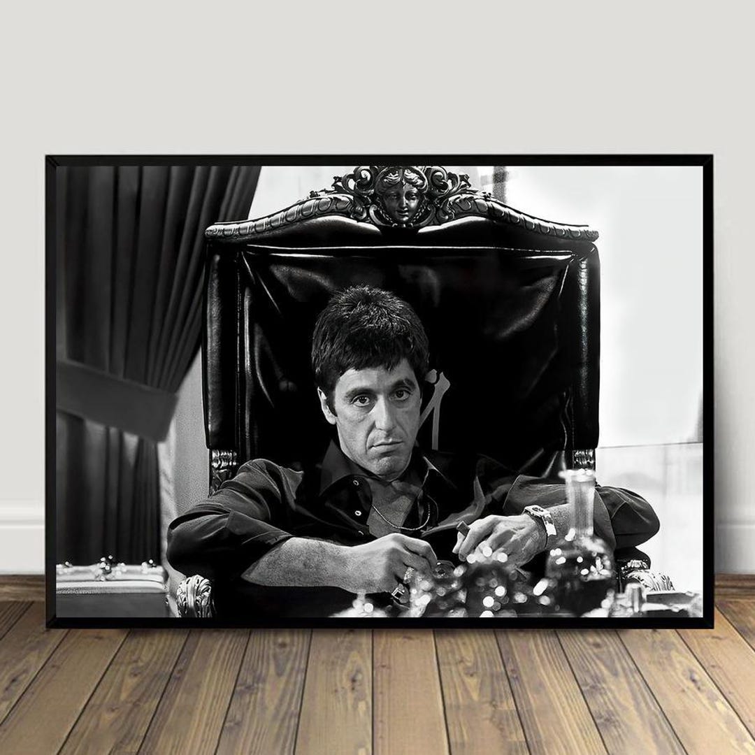 Al Pacino Scarface Movie Poster, Canvas Print, Wall Art Canvas Painting ...