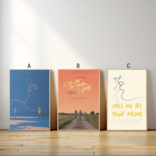 Call Me by Your Name Poster - Etsy